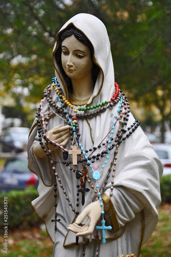 mary, medjugorje, statue, virgin, madonna, catholic, lady, our, holy ...