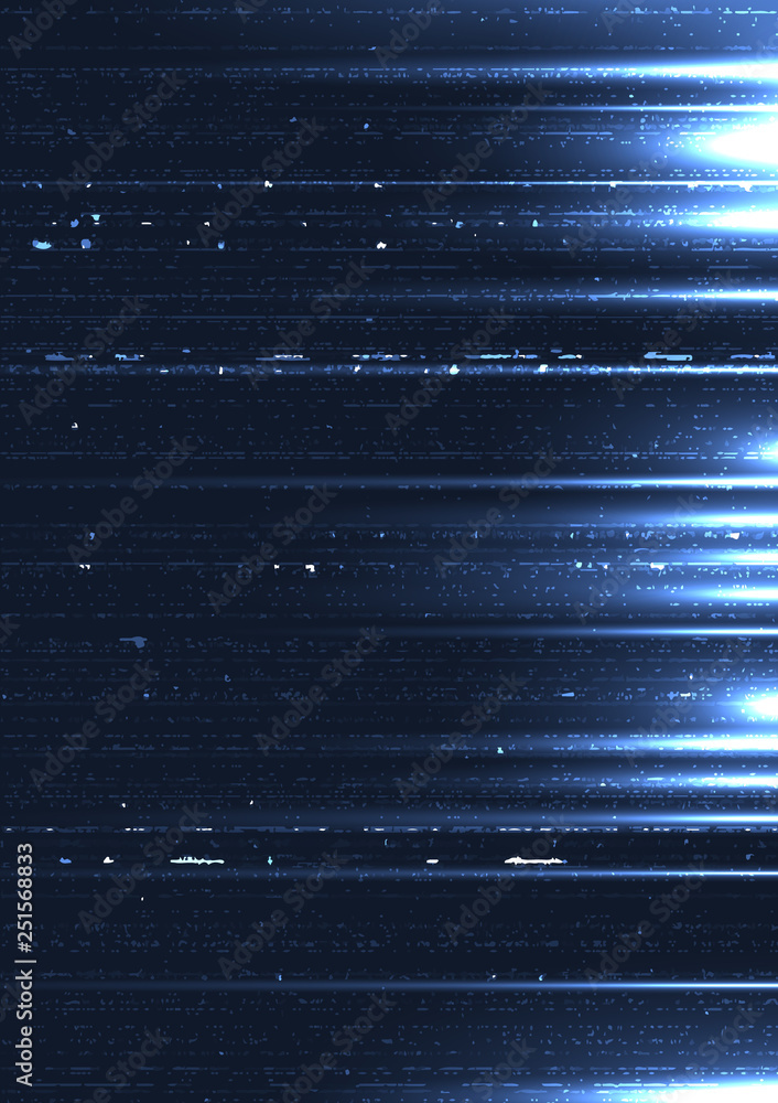 Vector background of new technology. Glitch effect, computer error ...