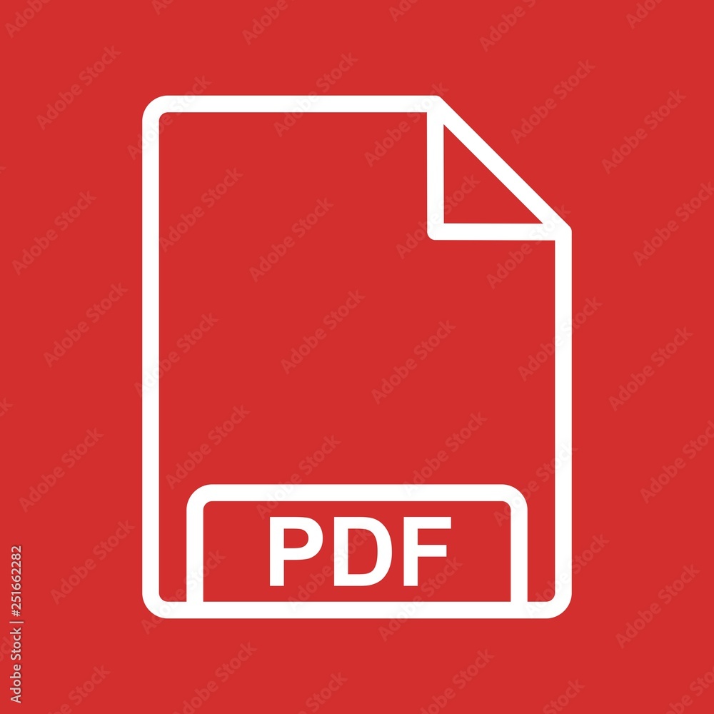 Adobe Pdf Icon Vector