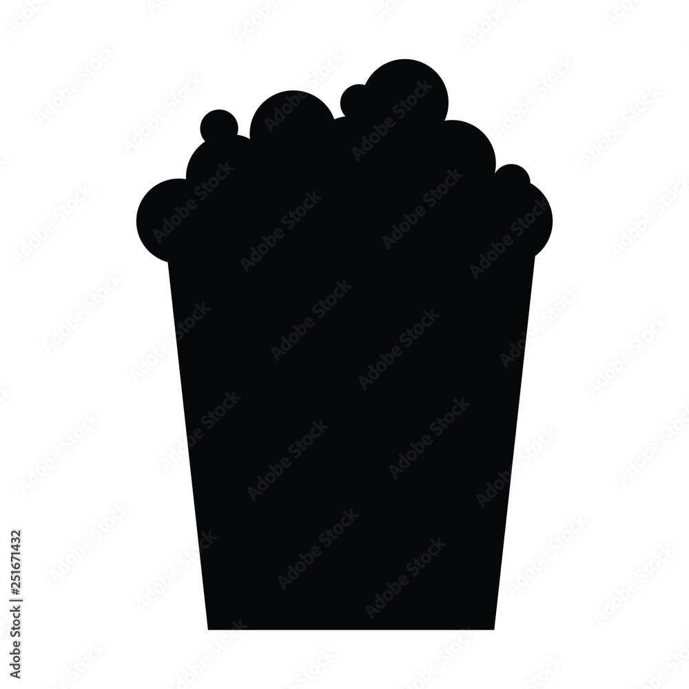 Popcorn Silhouette