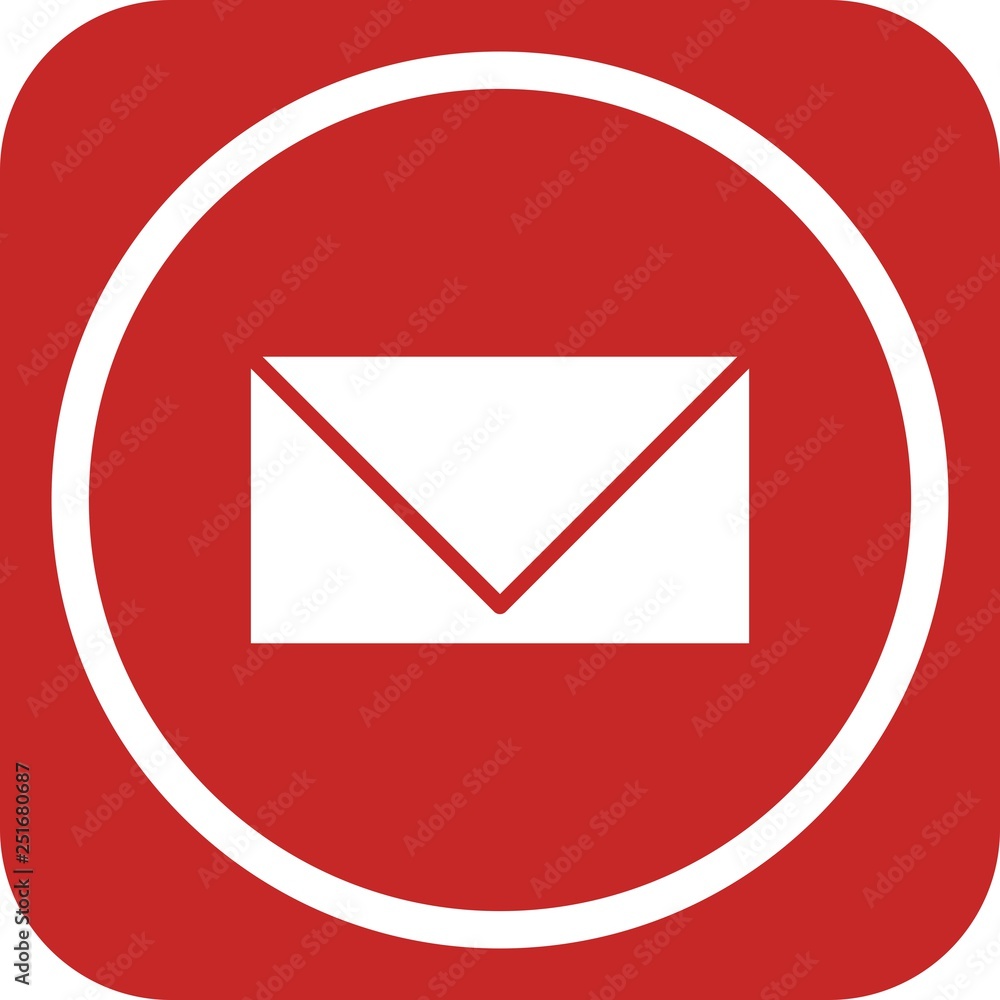 Vector Mail Icon Stock Vector | Adobe Stock