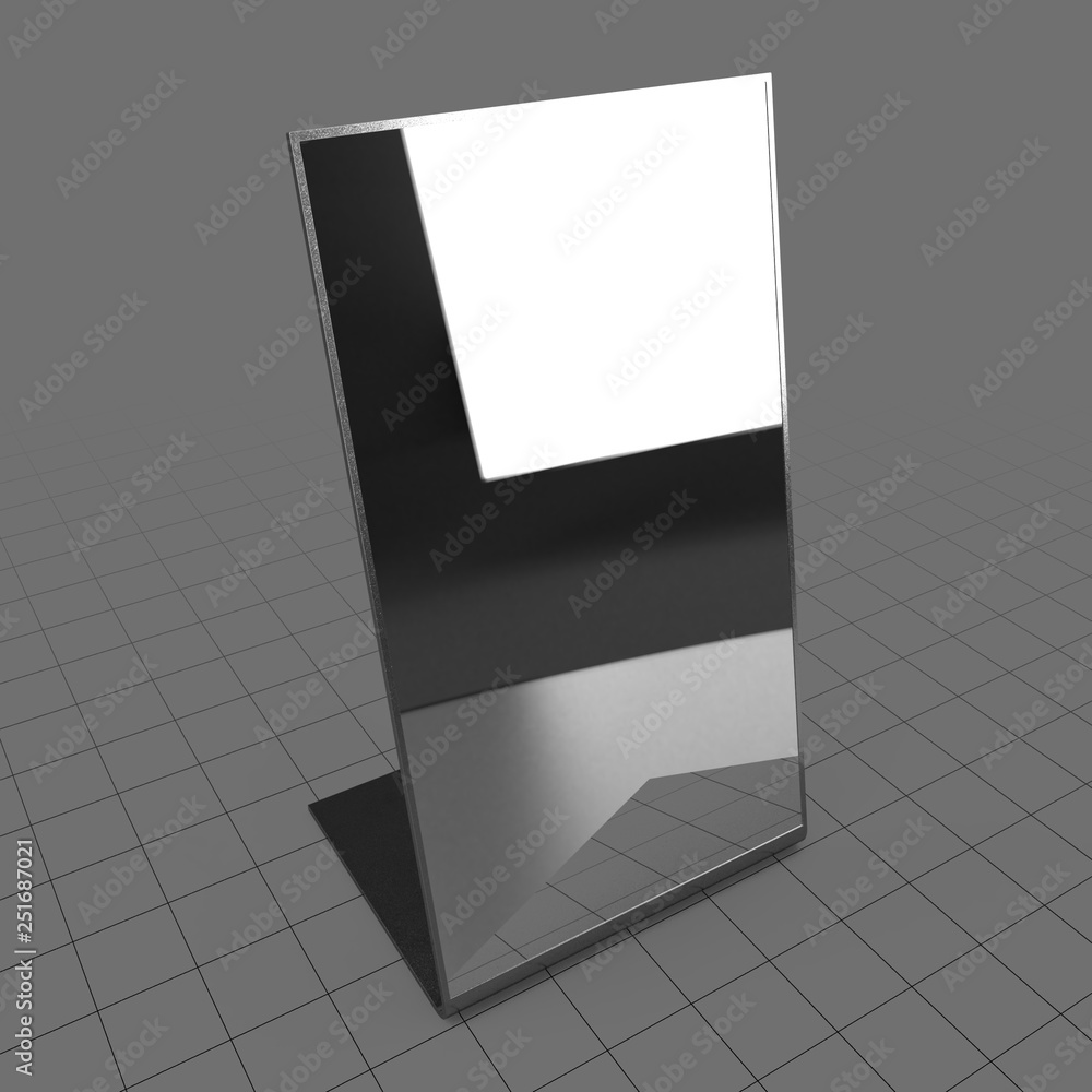 Desktop mirror 1 Stock 3D asset | Adobe Stock