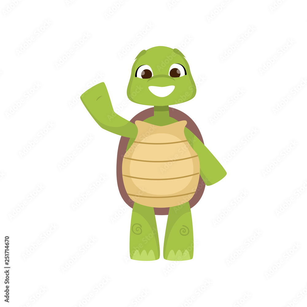 Cute Smiling Turtle