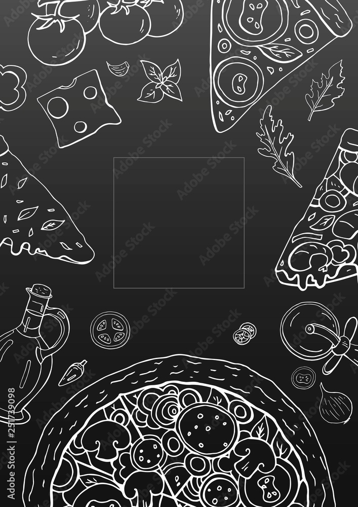 Pizza Menu Background