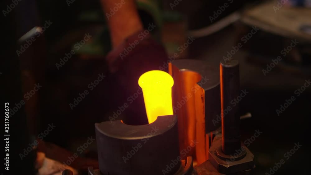 Video Stock Glassworks manufacturing process . Production of glass ...