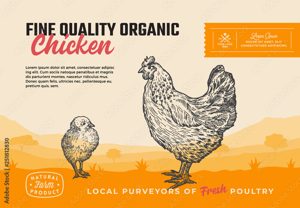 Free Range Chicken Label