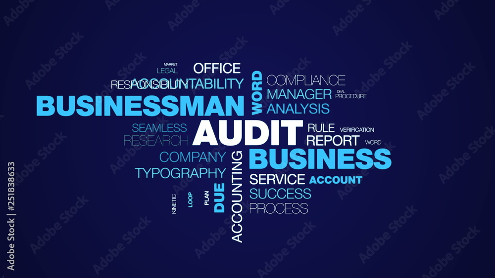audit business businessman word finance financial investment ...