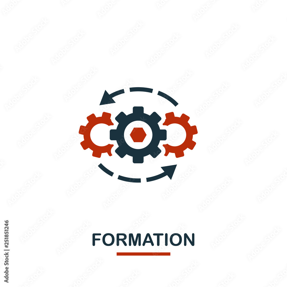Formation icon. Premium style design from teamwork icon collection. UI ...