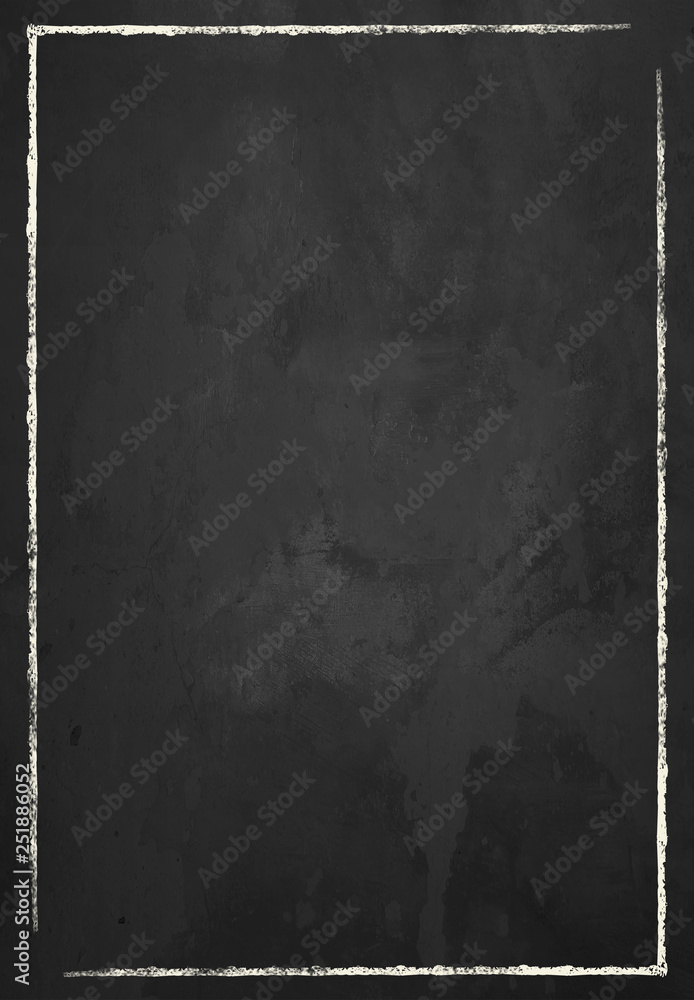Chalkboard Border Menu Stock Illustration | Adobe Stock