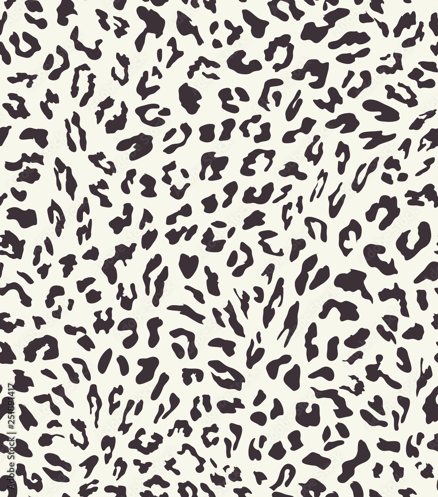 leopard seamless pattern design . vector illustration background Stock ...