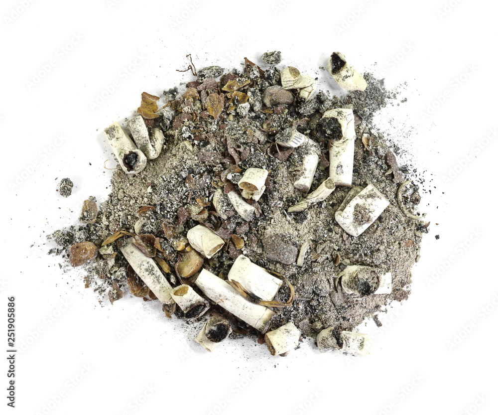 Cigarette Ash Pile