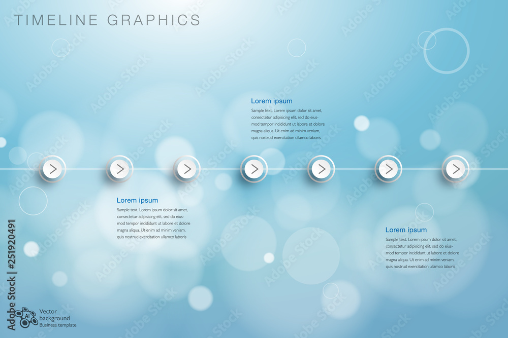Timeline Chart Design, Vector Graphics, Stock Vector | Adobe Stock