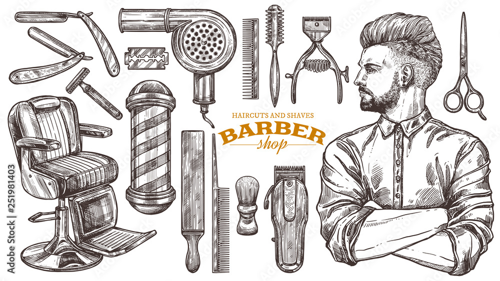 Barber Shop Drawings