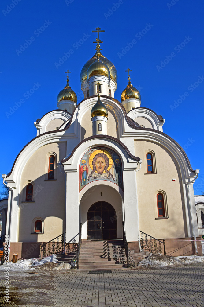 The Church of the Blessed Matrona of Moscow was built in 2018 ...