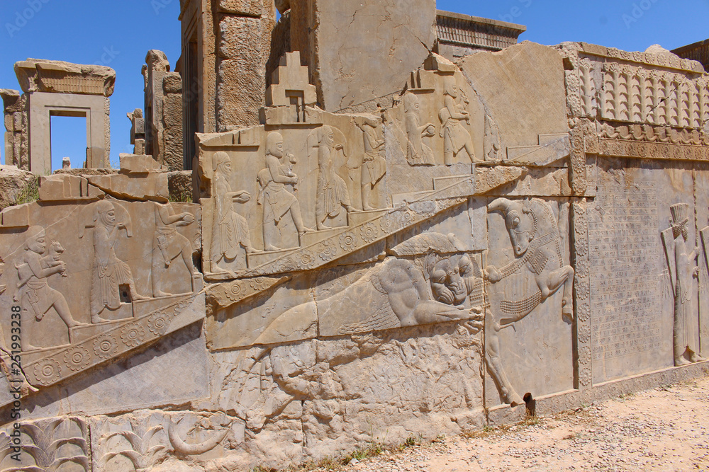 The Tachara (Palace of Darius the Great), Persepolis, Iran Stock Photo ...