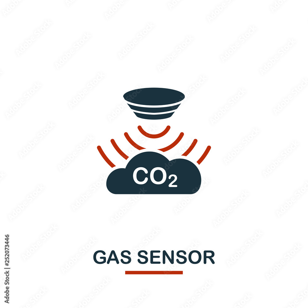 Vecteur Stock Gas Sensor icon from sensors icons collection. Creative ...
