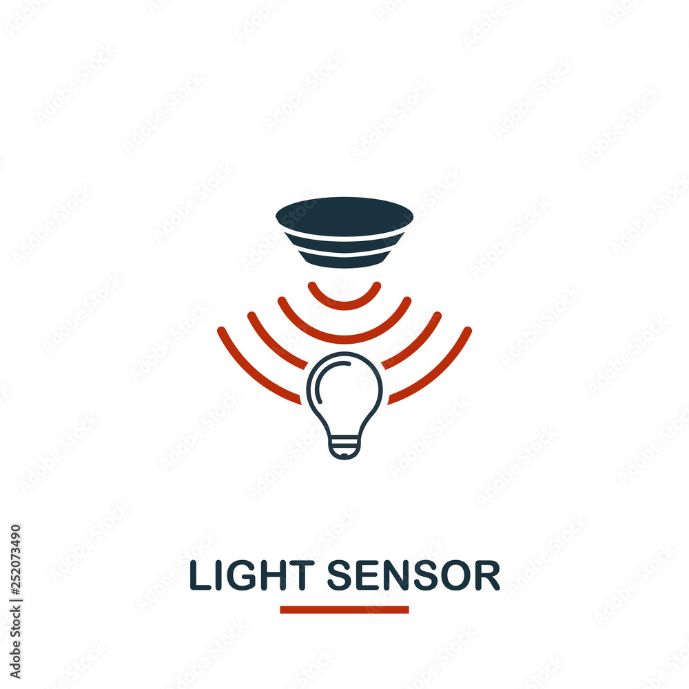 Light Sensor Icon From Sensors Icons Collection Creative Two Colors Design Symbol Light Sensor