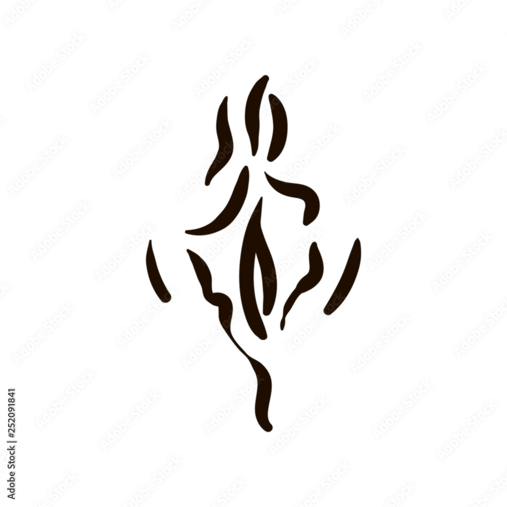 Vector woman vagina Icon illustration on white background Stock Vector ...