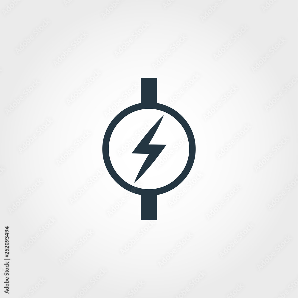 Electric Meter icon from measurement icons collection. Creative element ...