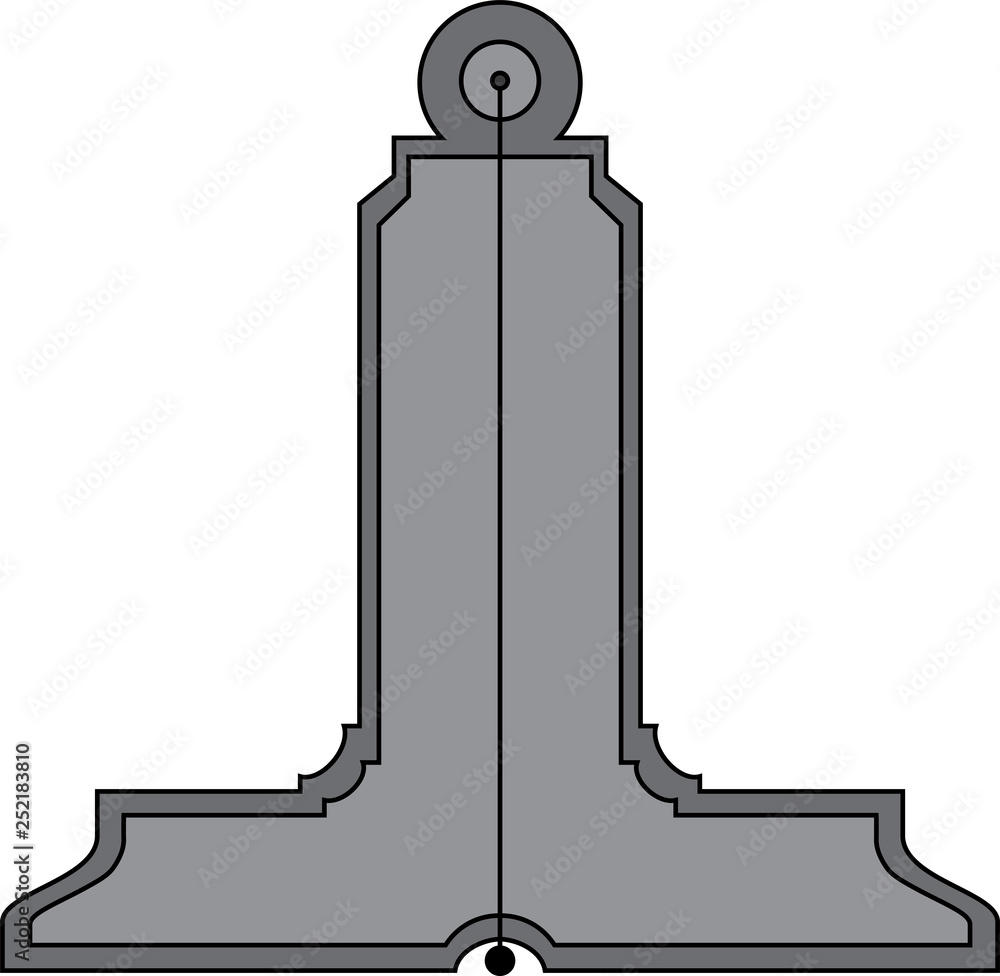 Masonic symbol of Senior Warden for Blue Lodge Freemasonry Stock Photo ...