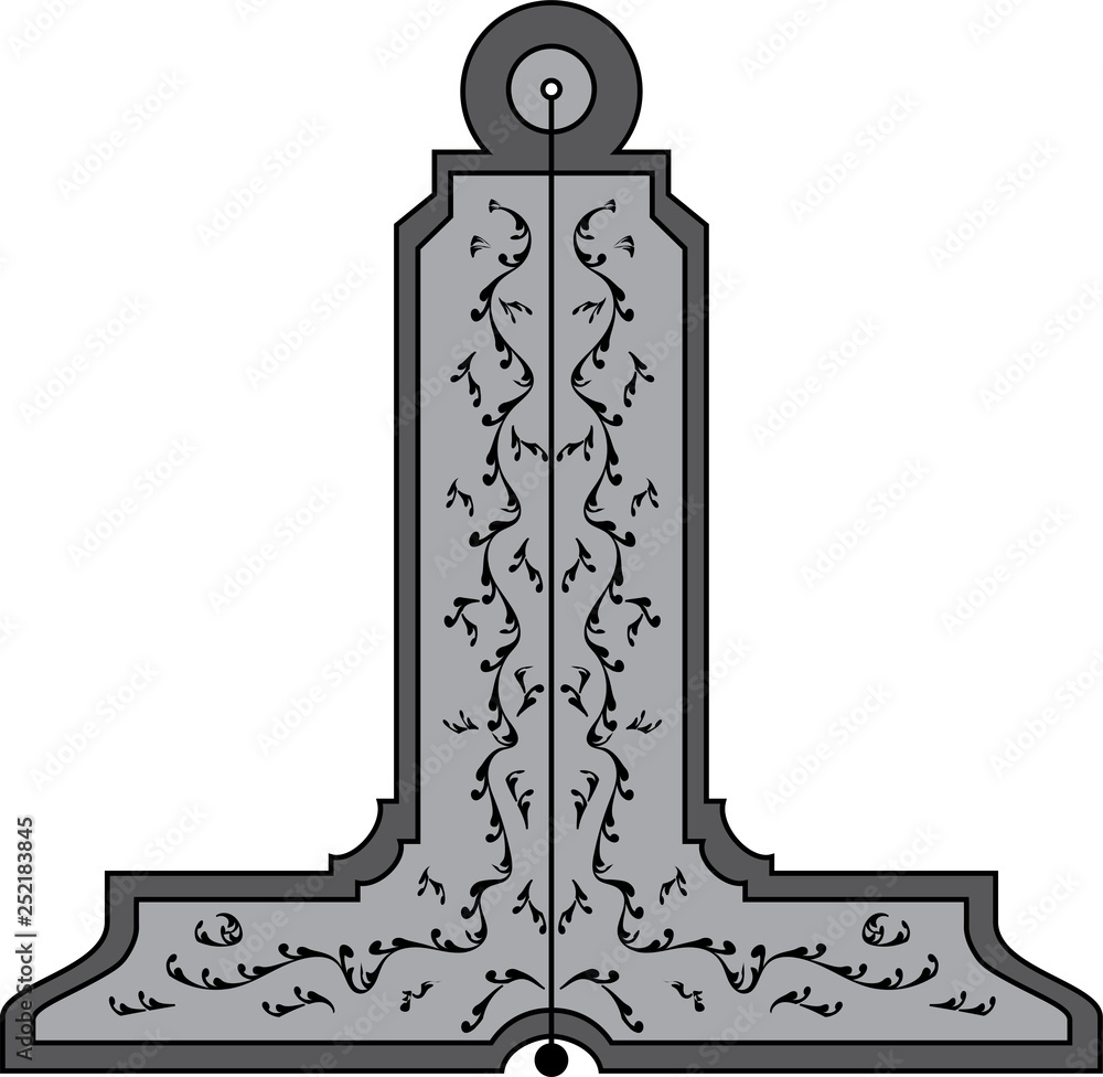 Masonic symbol of Senior Warden for Blue Lodge Freemasonry Stock ...