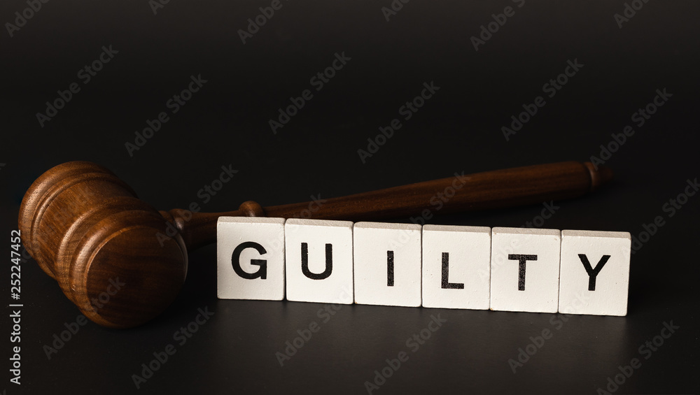 Guilty Verdict Clipart