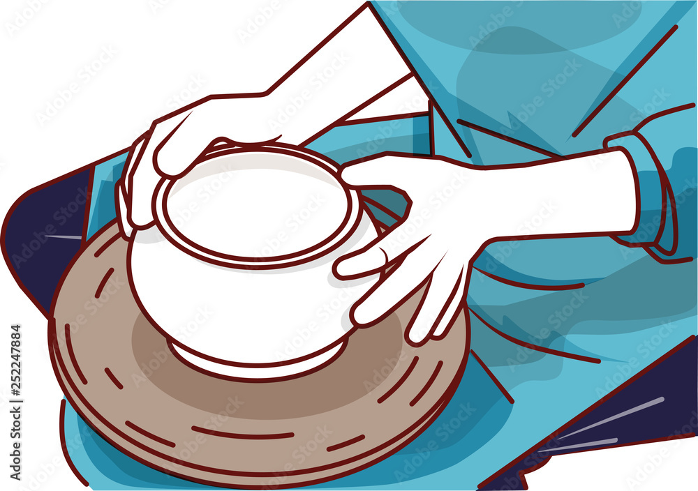 Potter Hands Clipart