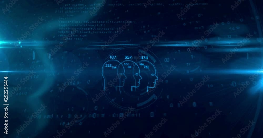 Stockvideo Social scoring, human behavior analysis and people rating ...