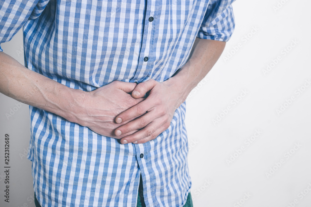 Diarrhea. Abdominal pain in men. Constipation. Signs of heartburn ...