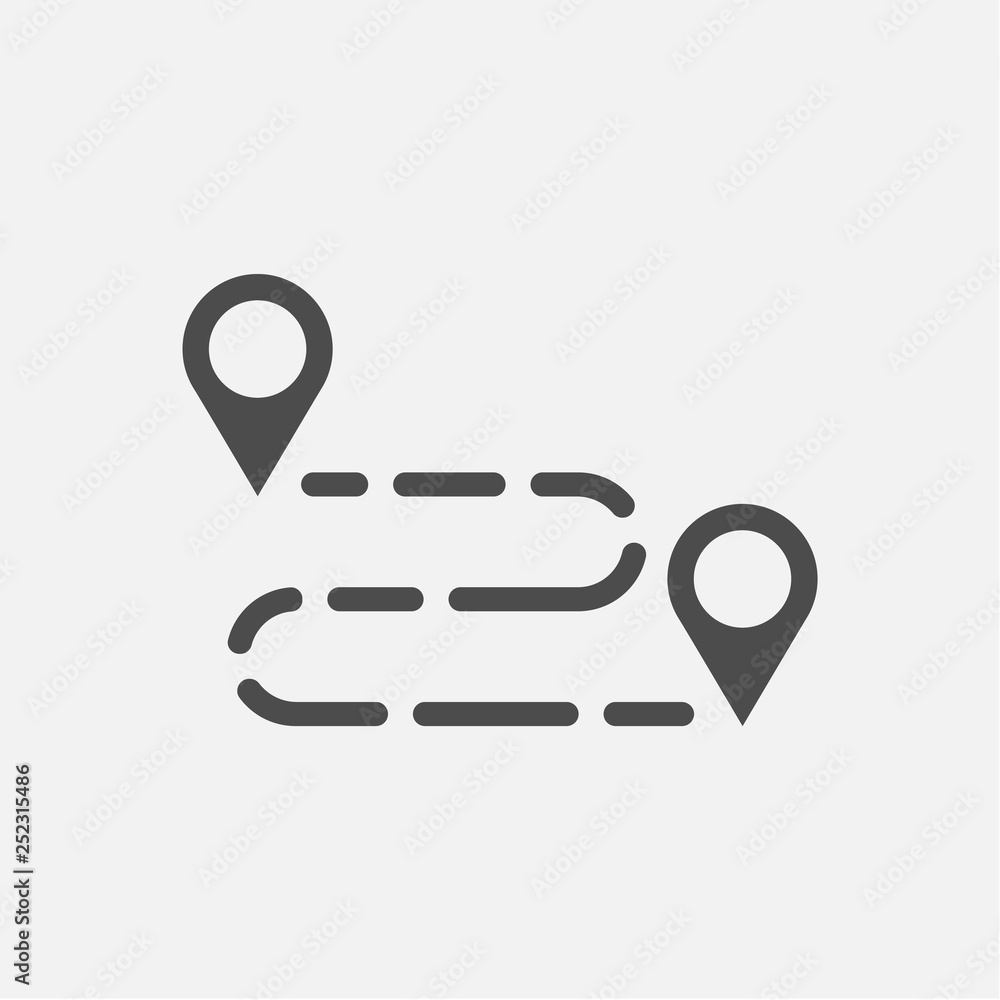 We moved icon. Moving office sign. isolated on white background. Vector ...