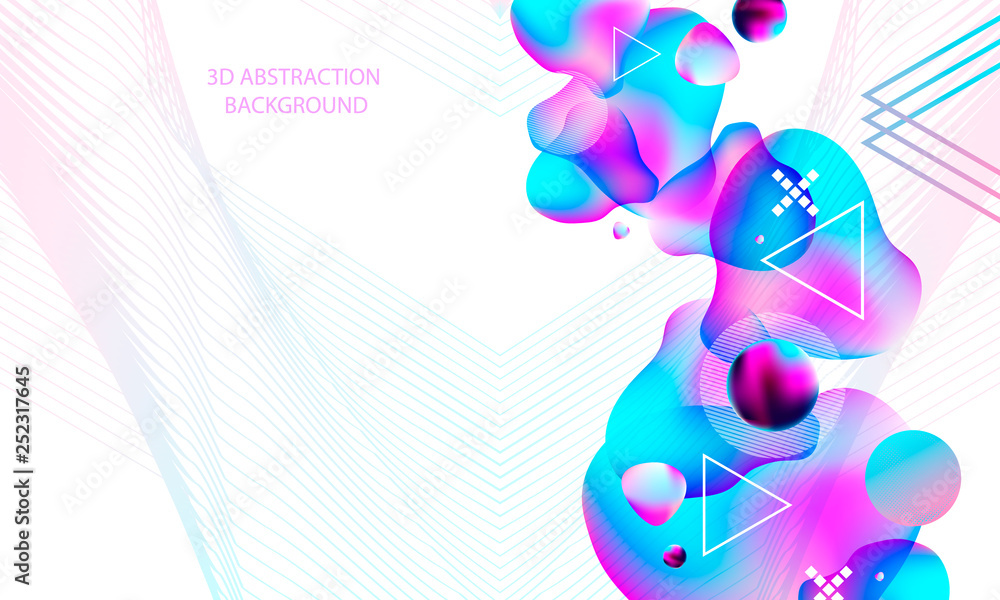 Vector futuristic space background with bright light planets and stars ...