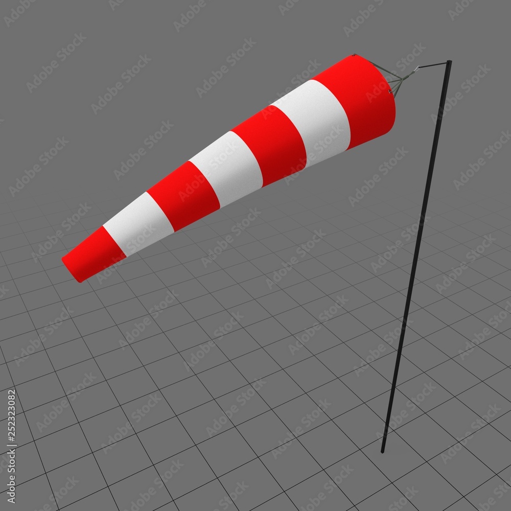 Flying windsock Stock 3D asset | Adobe Stock