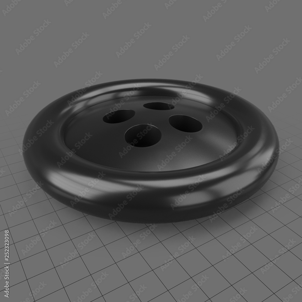 Clothing button Stock 3D asset | Adobe Stock