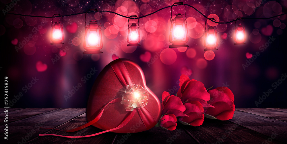 Romantic Background Night