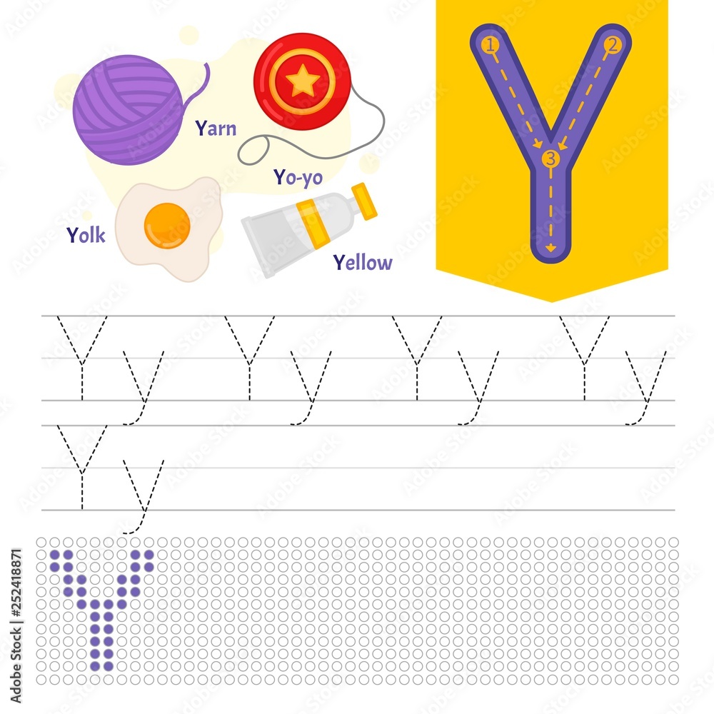 Handwriting practice sheet. Basic writing. Educational game for ...