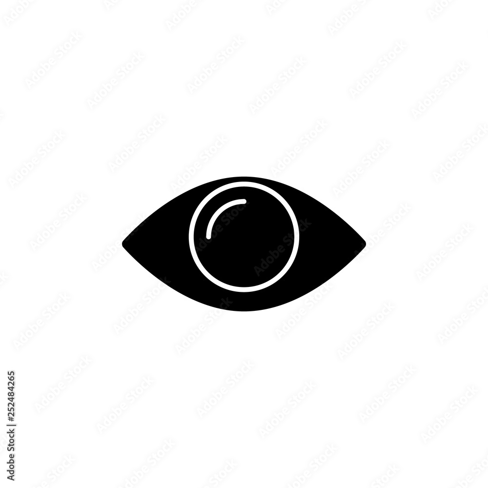 open eye icon. Signs and symbols can be used for web, logo, mobile app ...
