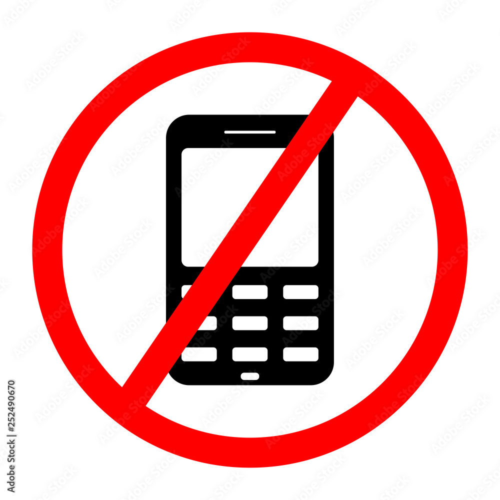 No Cell Phone Sign Clip Art