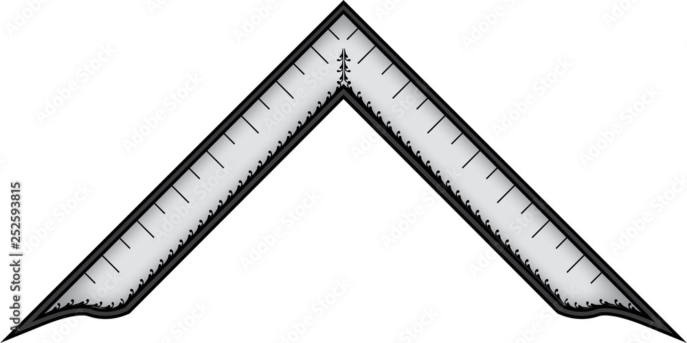 Masonic symbol of Worshipful Master for Blue Lodge Freemasonry Stock ...