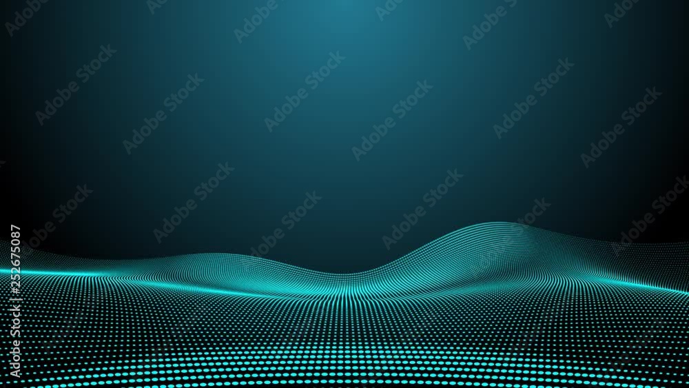 Loopable animated futuristic background. Technology, science social ...