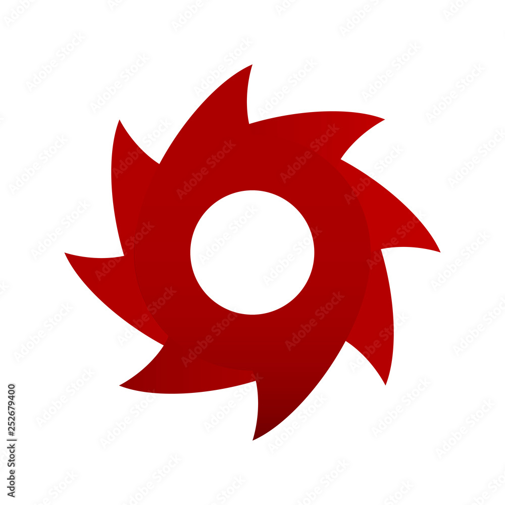 Creative vector illustration of hurricane scale indication icon symbol ...