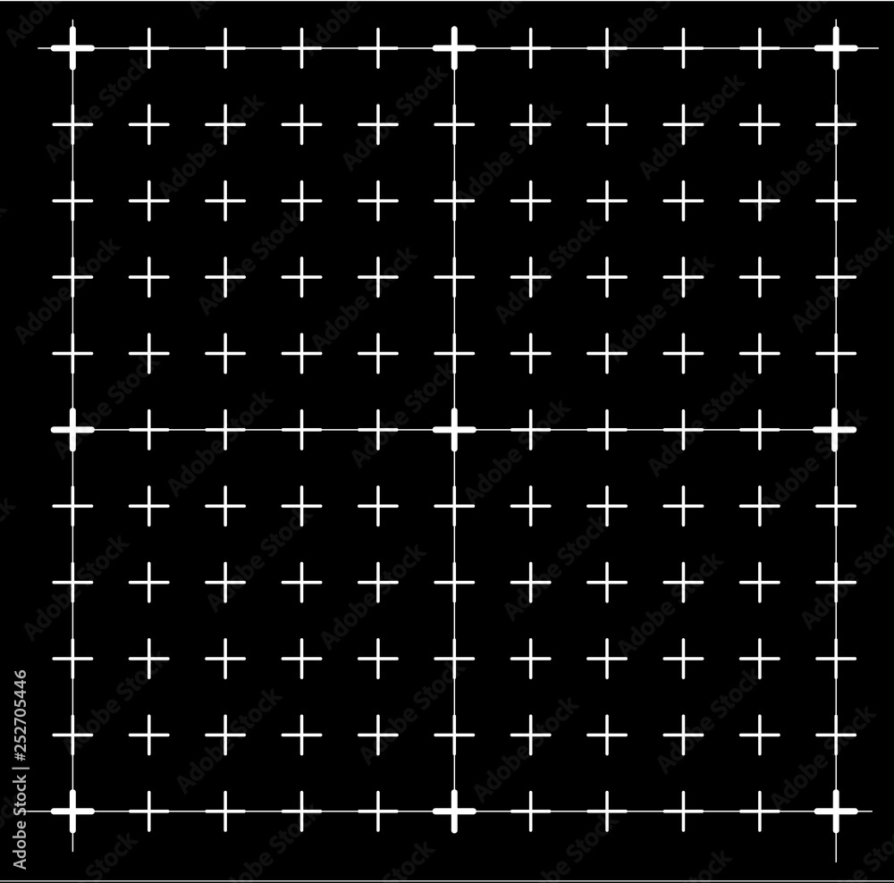 Measured grid. Graph plotting grid. Corner ruler with measurement ...