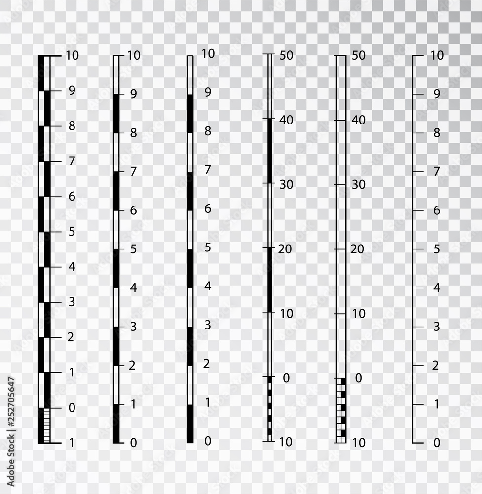 Vector map scales graphics for measuring distances . set of metric ...