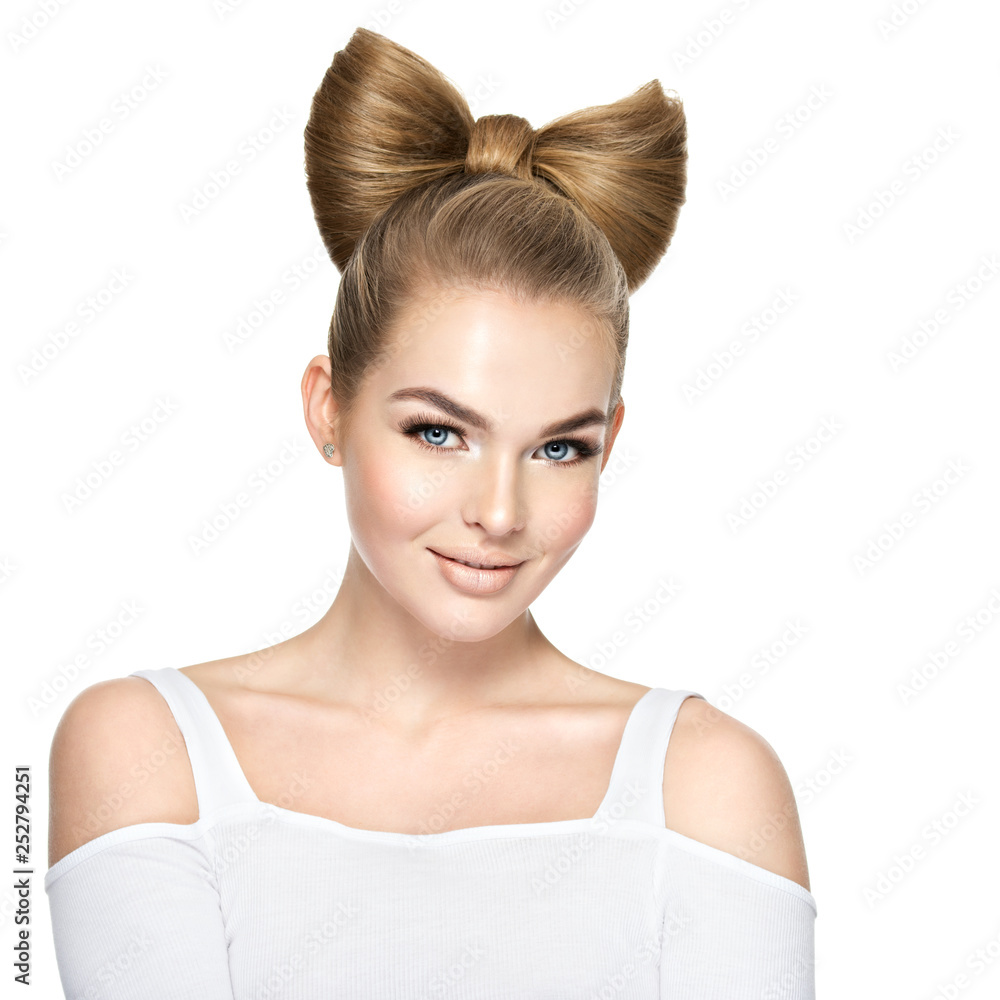 Young woman with seductive look. Stock Photo | Adobe Stock