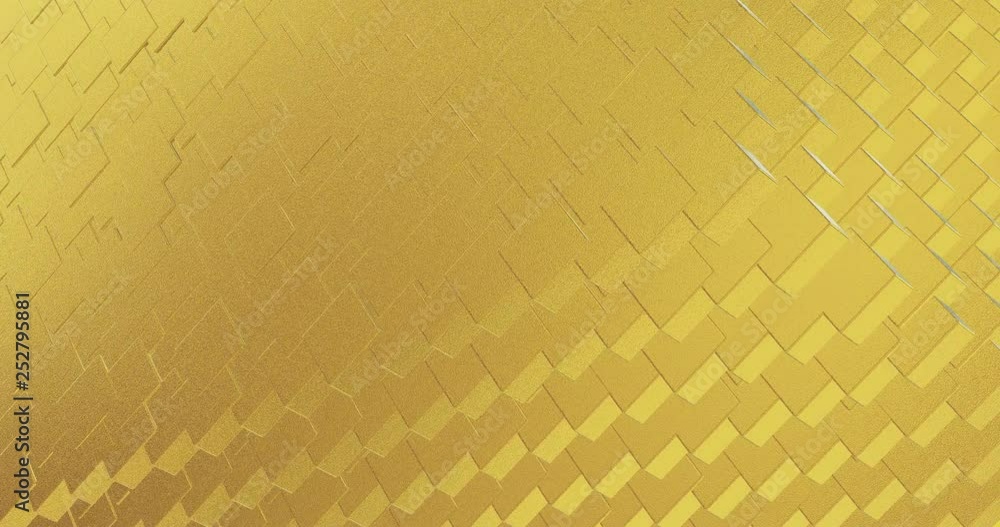 Abstract geometric golden backgroundfoil tiles texture seamless loop ...