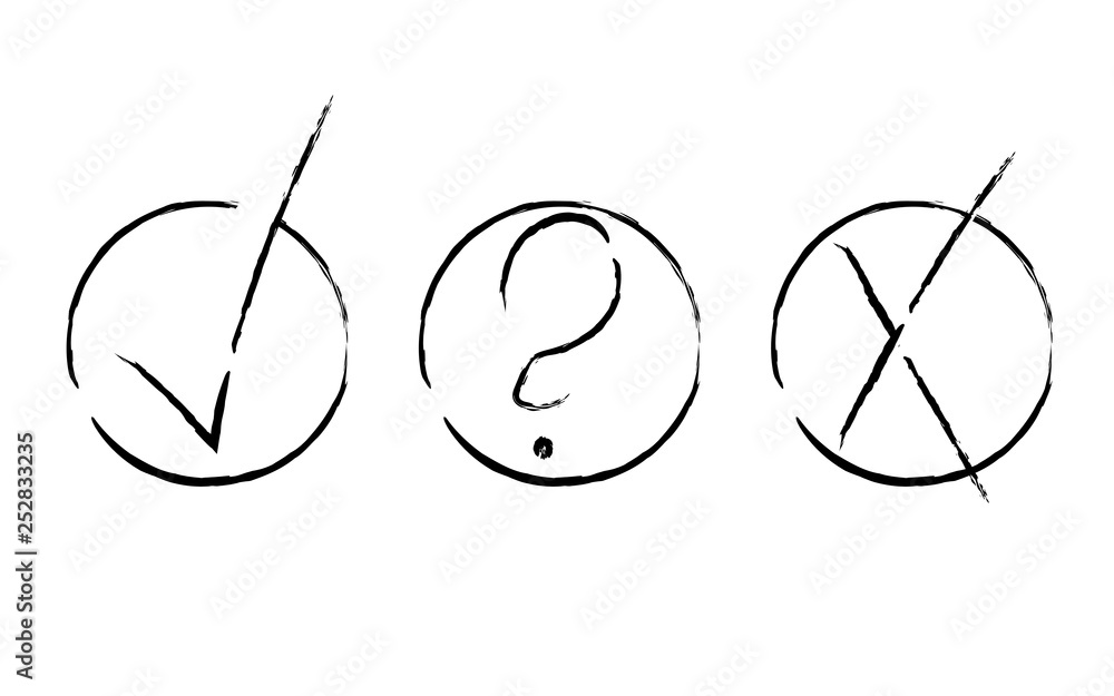 Elegant Check Marks design Stock Vector | Adobe Stock