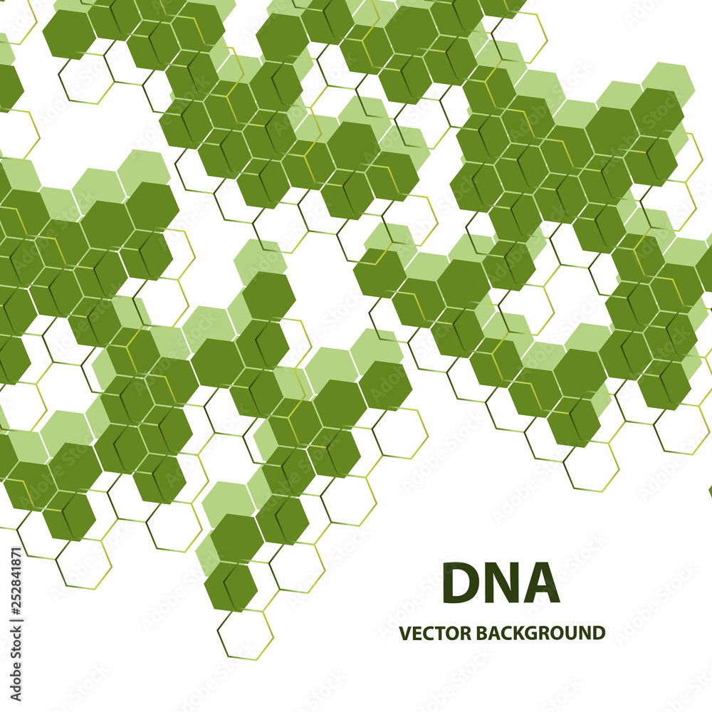 Set of business templates for brochure, flyer or booklet. DNA molecule ...