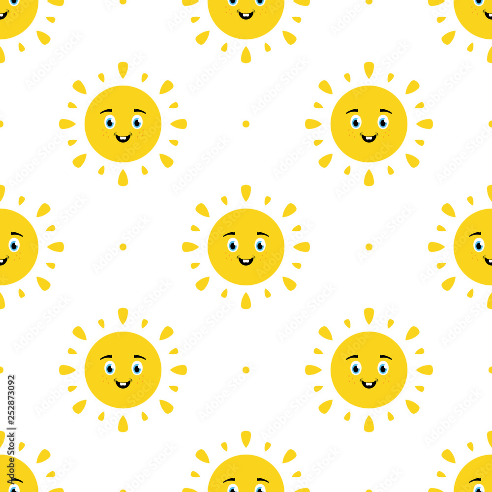 Cartoon Sun Background