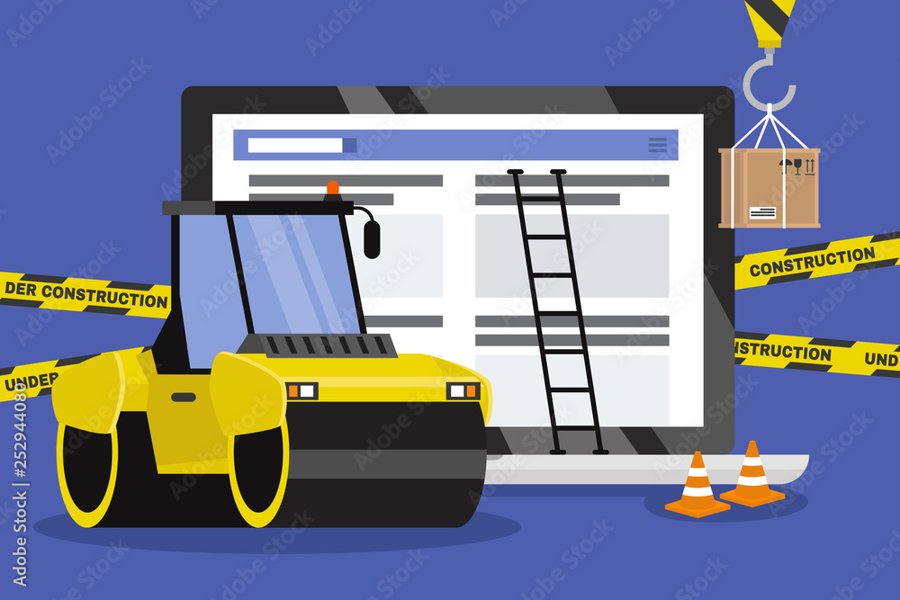 Web design and development. Site under construction. Working on a ...