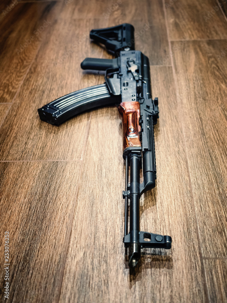Russian assault rifle Stock Photo | Adobe Stock