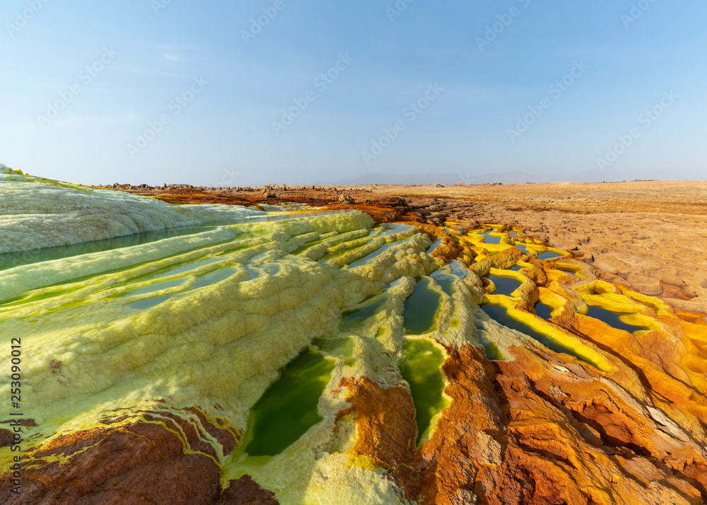 Hot springs bring mineral up to the surface and create fantastic ...
